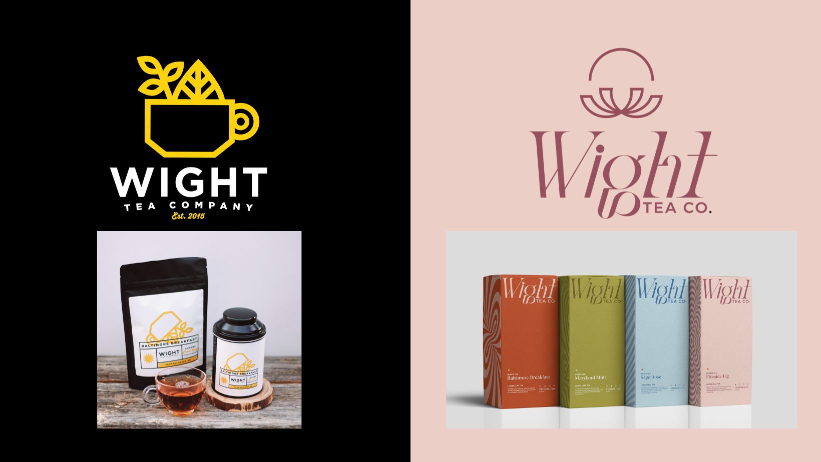 How It Started VS How It's Going: Branding Edition – Wight Tea Company