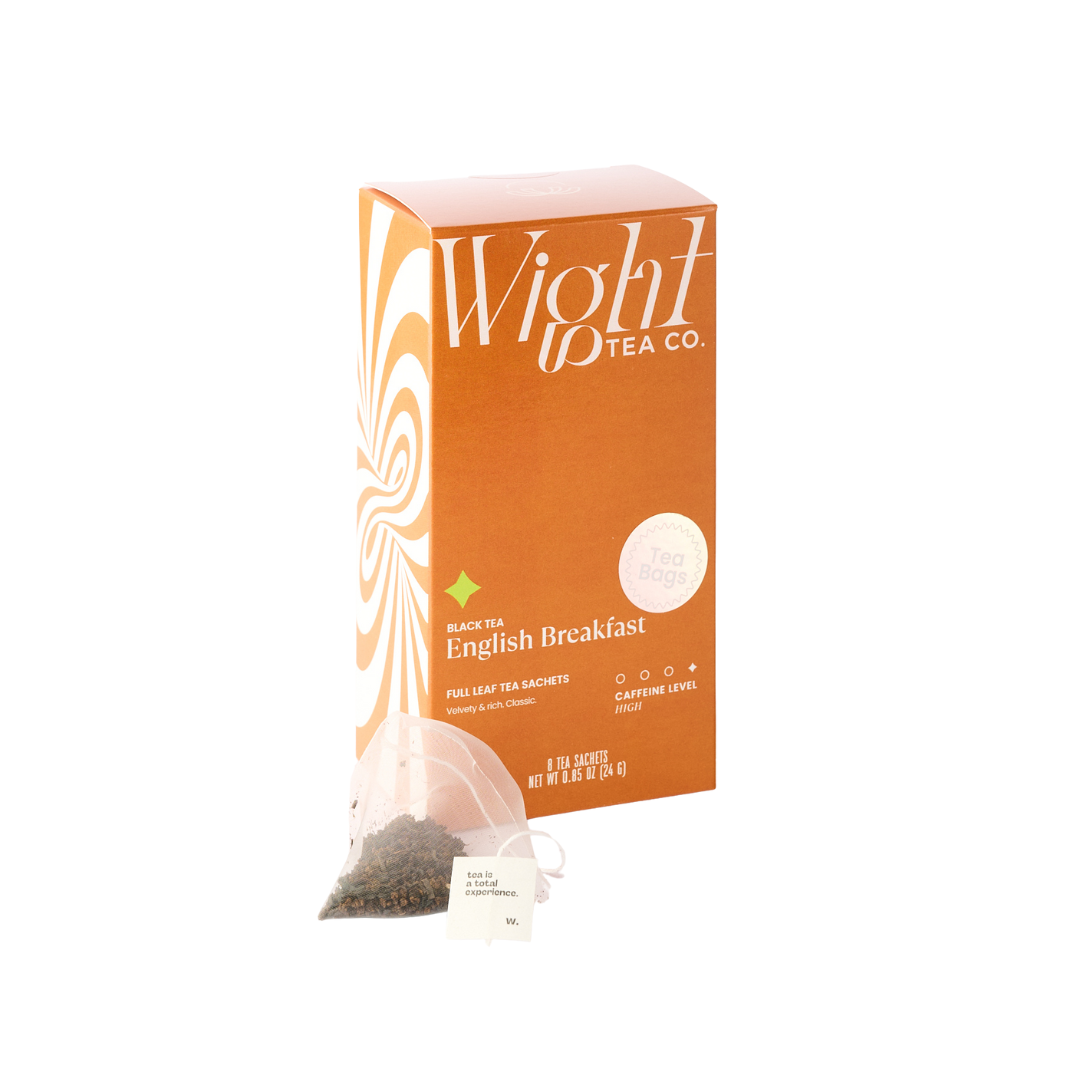 English Breakfast Tea Bags | Compostable Sachets – Wight Tea Company